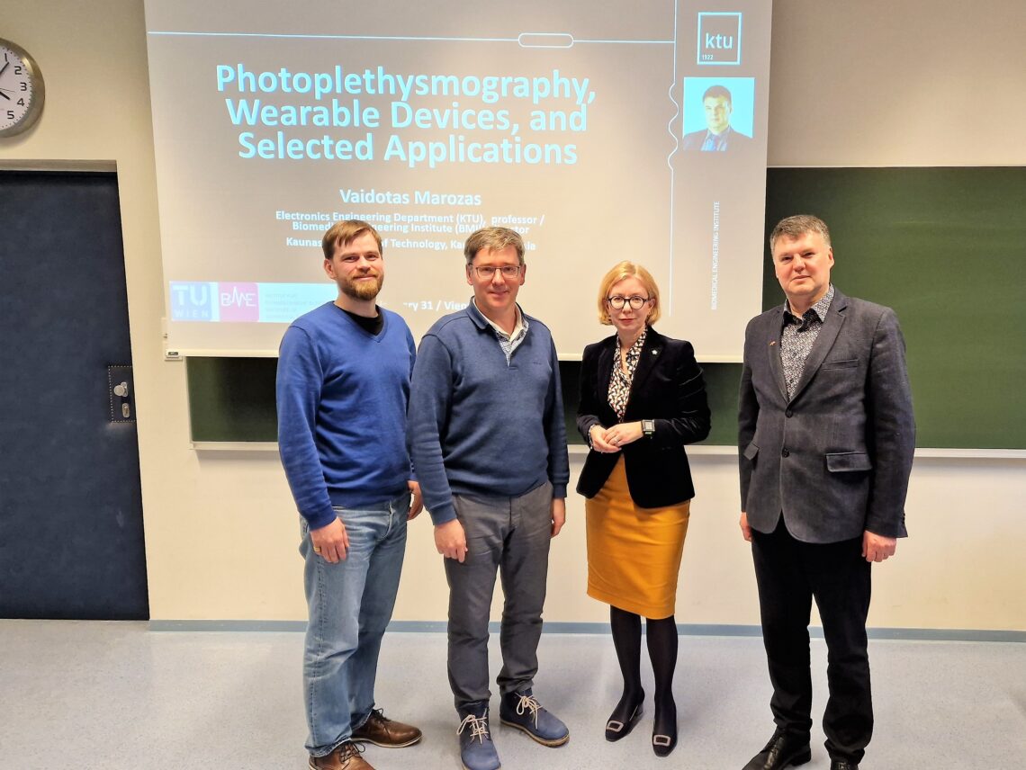 The internship of Institute researchers at TU Wien - Biomedical Engineering Institute | KTU